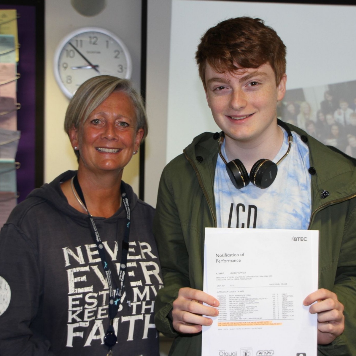 Altrincham College - A Level and BTEC Success